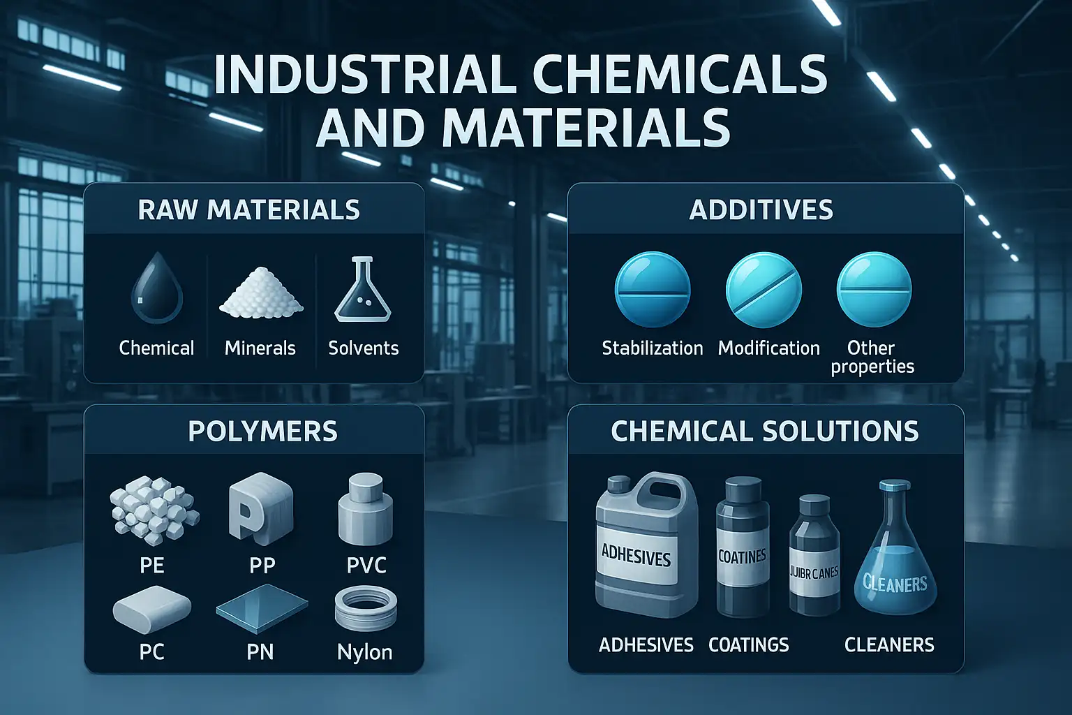 High-Performance Industrial Chemicals Selection Guide - biccompany